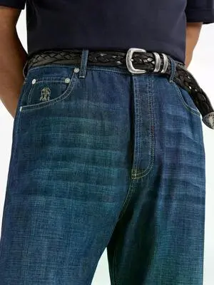 Brunello Cucinelli Button-closure Jeans - Blue