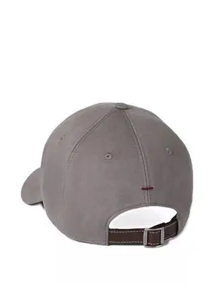 Brunello Cucinelli Embroidered Logo Baseball Cap - Grey