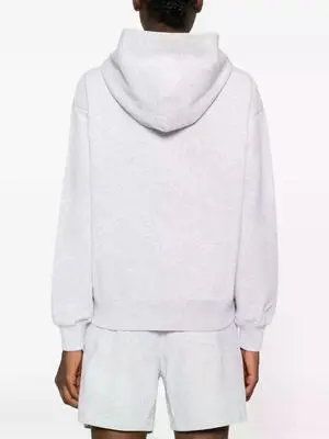 SPORTY & RICH California Emblem Zip-up Hoodie - Grey