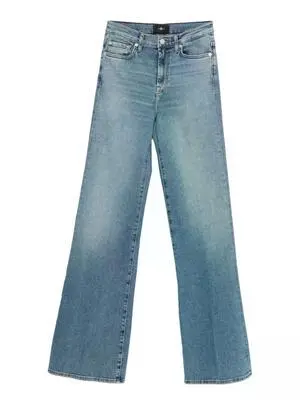 7 For All Mankind Modern Dojo Five-pocket Jeans - Blue