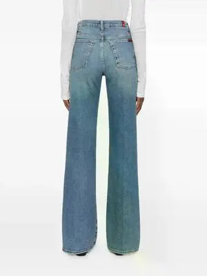 7 For All Mankind Modern Dojo Five-pocket Jeans - Blue