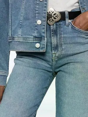 7 For All Mankind Modern Dojo Five-pocket Jeans - Blue