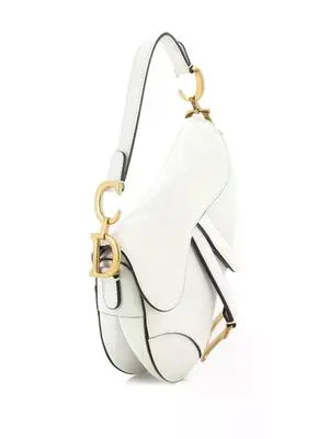 Dior Saddle Mini Shoulder Bag - White