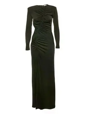THE NEW ARRIVALS ILKYAZ OZEL Ruched Maxi Dress