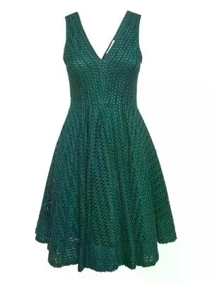 Sandro Crochet V-neck Dress