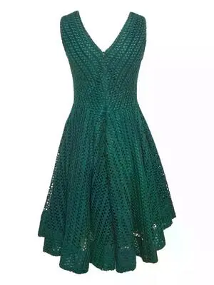 Sandro Crochet V-neck Dress