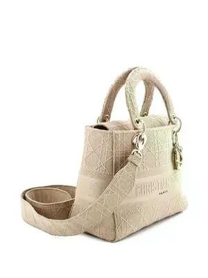 Dior Lady D-lite Medium Satchel - Neutrals