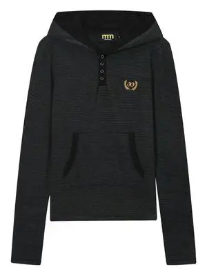 MINI CREAM Logo-detail Hoodie