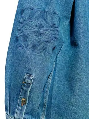 Loewe Anagram Denim Jacket - Blue