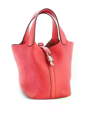 Hermès Picotin Lock Clemence Pm - Red