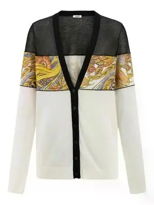 FERRAGAMO V-neck Cardigan - White