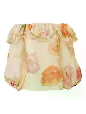 Carolina Herrera Trimmed Blouses