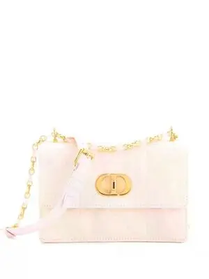 Dior Miss Caro Denim Mini Shoulder Bag - Pink