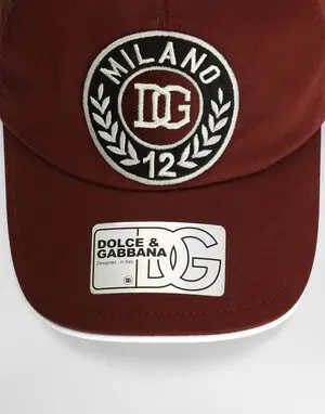 Dolce & Gabbana Drill Baseball Cap With Embroidery