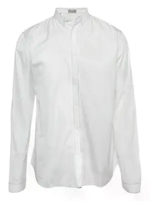 DIOR Contrast-stitch Cotton Shirt