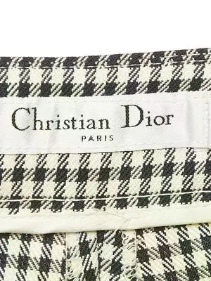 Dior Houndstooth Pattern Pants