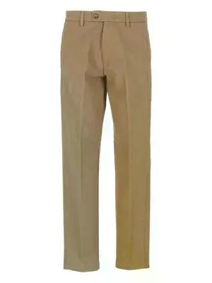 RE-HASH Buttoned Straight-leg Trousers - Neutrals