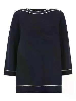 Gucci Contrast-trim Top