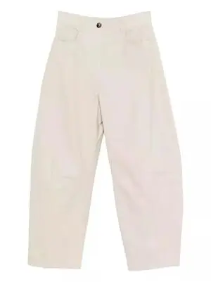Mark Kenly Domino Tan Five-pocket Trousers