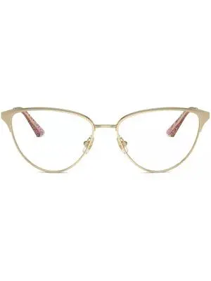 JIMMY CHOO Cat-eye Glasses - Gold