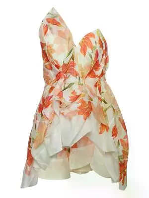 Zimmermann Floral-print Draped Top