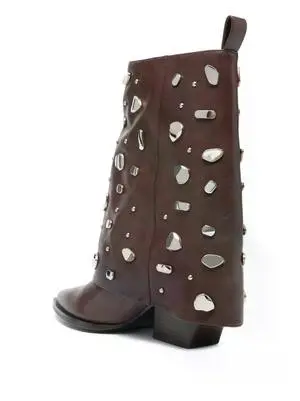 MARC ELLIS 65mm Studded Ankle Boots