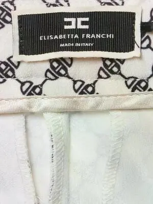 Elisabetta Franchi Logo-print Pocket Trousers