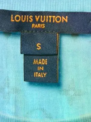 LOUIS VUITTON Monogram-print Crew-neck T-shirt - Blue