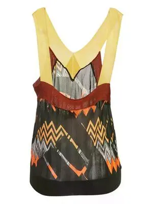 Missoni Zigzag-pattern Sleeveless Top