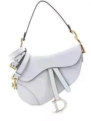 Dior Saddle Handbag With Strap - Blue