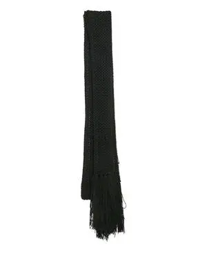 Dolce & Gabbana Crochet-knit Scarf - Black