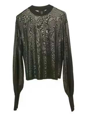 Alaïa Long-sleeve Sheer Top