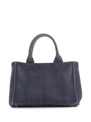 Prada Canapa Denim Mini Tote Bag
