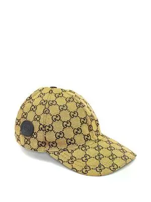 Gucci Gg Pattern Baseball Cap - Yellow
