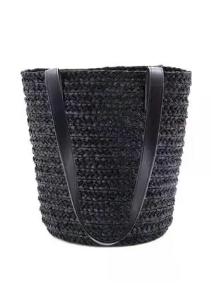 Saint Laurent Panier Basket Raffia Small Tote Bag