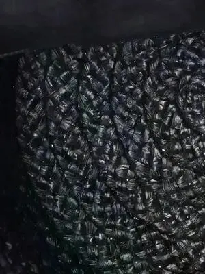 Saint Laurent Panier Basket Raffia Small Tote Bag