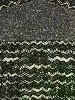 Missoni Zigzag Pattern Lurex Knit Dress