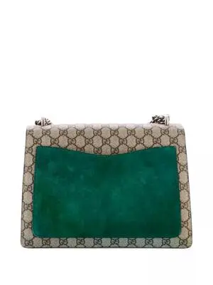 Gucci Dionysus Embellished Gg Coated Canvas Shoulder Bag - Brown