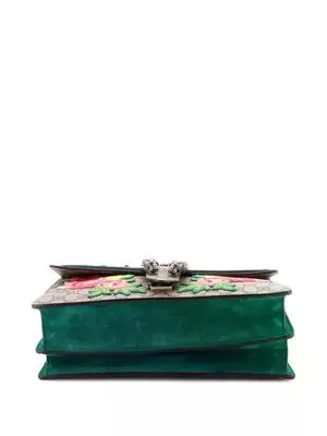 Gucci Dionysus Embellished Gg Coated Canvas Shoulder Bag - Brown