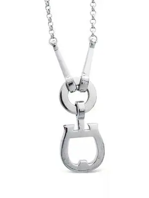 AIGNER Crystal-embellished Horseshoe Pendant Necklace