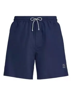 Brunello Cucinelli Drawstring Swim Shorts - Blue