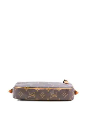LOUIS VUITTON Pochette Marly Bandouliere Monogram Crossbody Bag - Brown