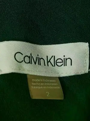 Calvin Klein Mesh-insert A-line Dress