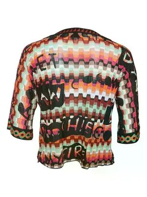 Missoni Zigzag-pattern Knit Top