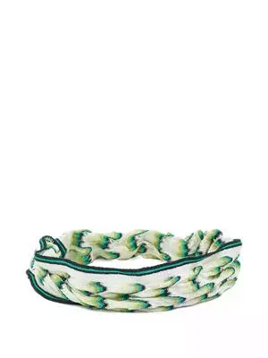 Missoni Crochet-knit Headband - Green