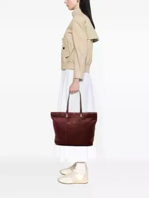 Prada Tessuto Canapa Logo Tote Bag - Red