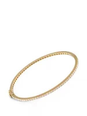 LB EXCLUSIVE Diamond Tennis Bangle Bracelet In 14k Yellow - Gold