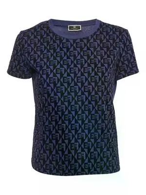 Elisabetta Franchi Monogram Pattern T-shirt