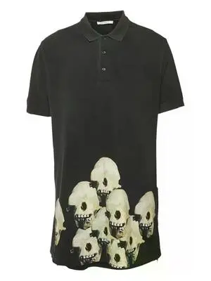 Givenchy Skull-print Polo Shirt