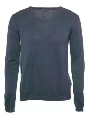 Prada V-neck Cotton Sweater